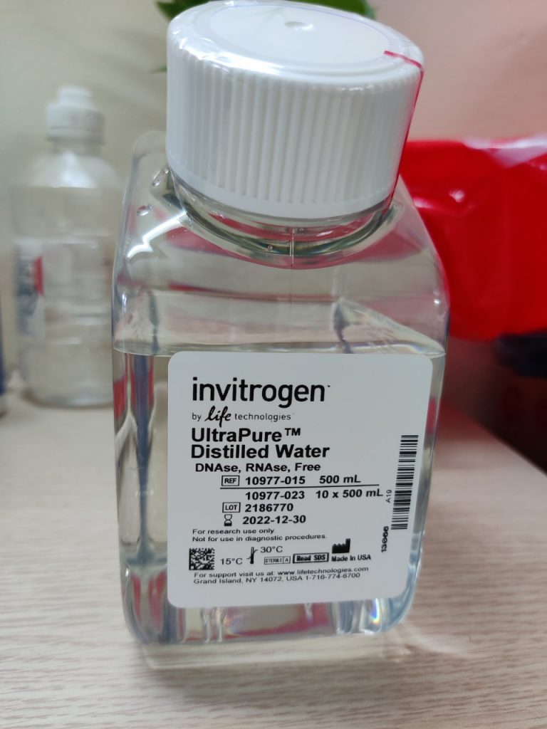 UltraPure Distilled Water | Nước sinh học phân tử | Nước PCR | Bimetech